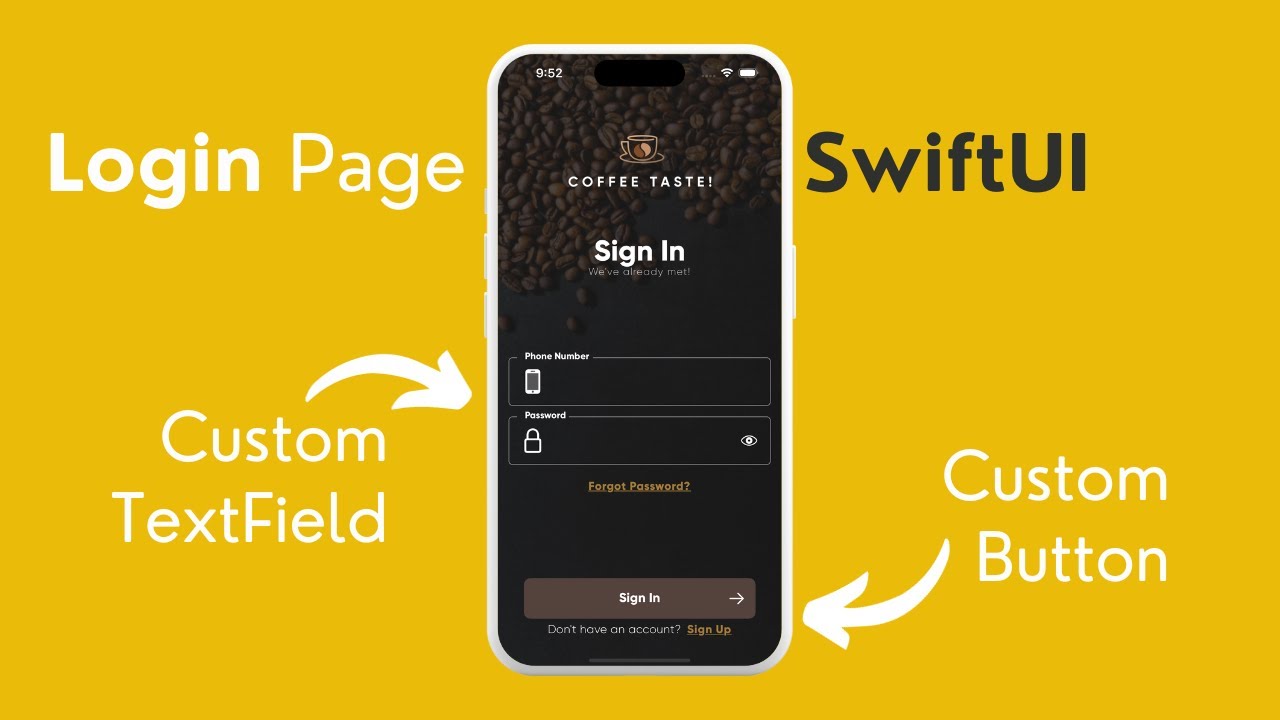 Login Page | SwiftUI Tutorial - YouTube