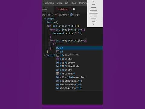 print diamond pattern.💻🧠 #programming #javascript #coding #shorts - YouTube