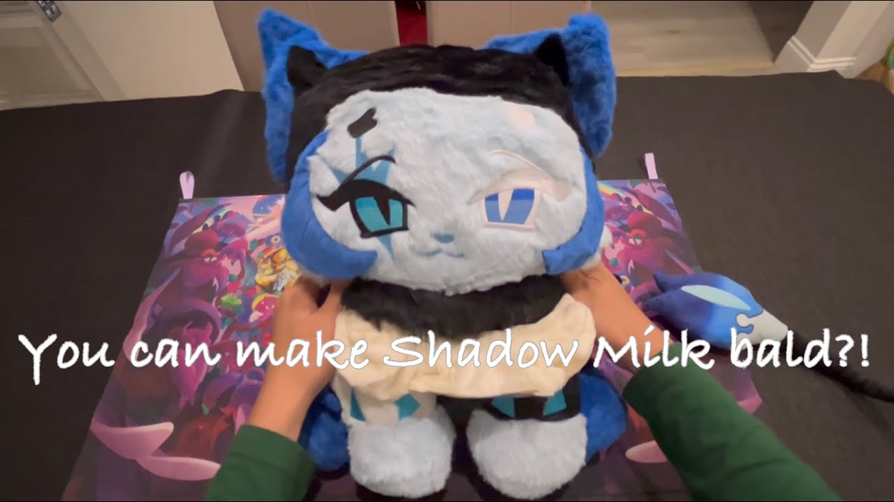 SHADOW MILK COOKIE MEOW PLUSH!! || #cookierun #cookierunmerch # ...