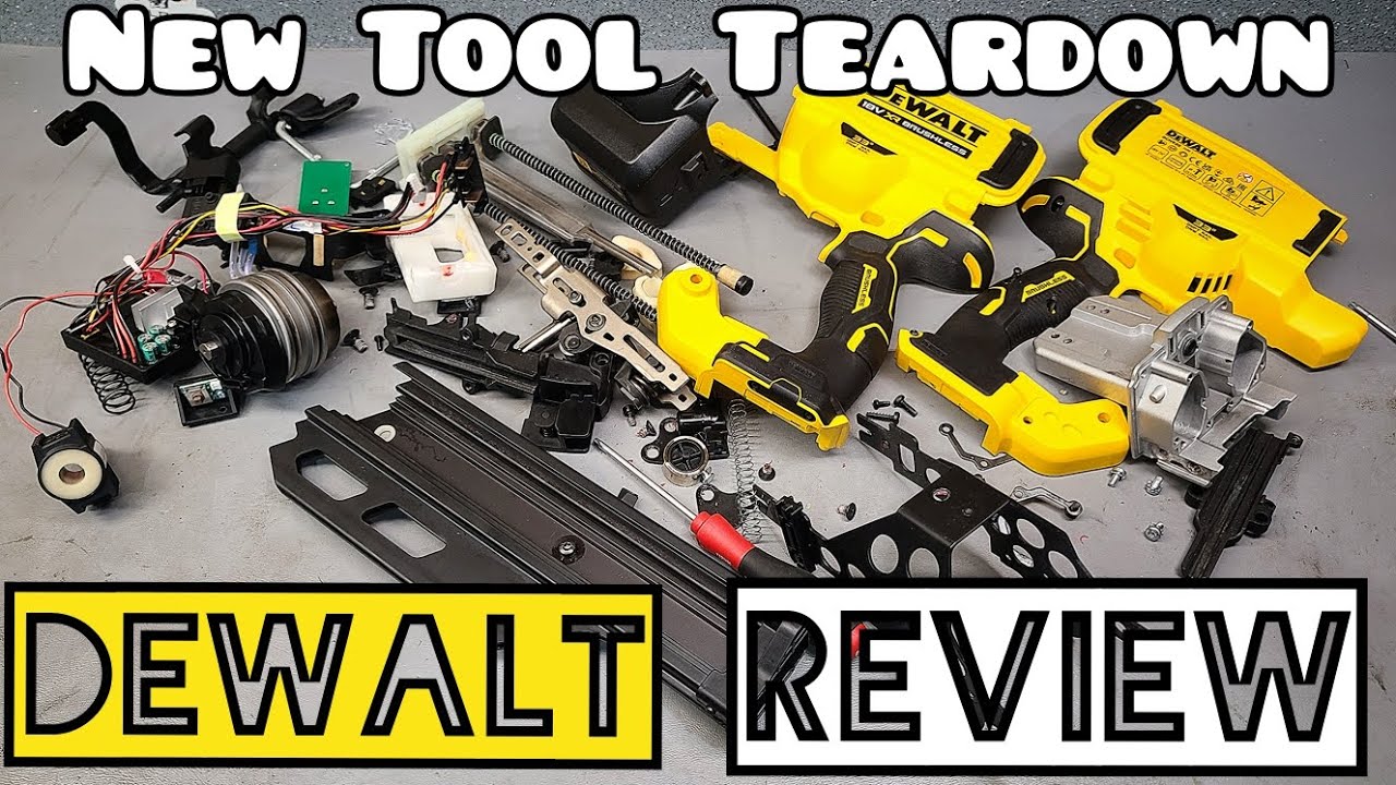 Teardown and Review of the all New Dewalt DCN930 Nail Gun. - YouTube