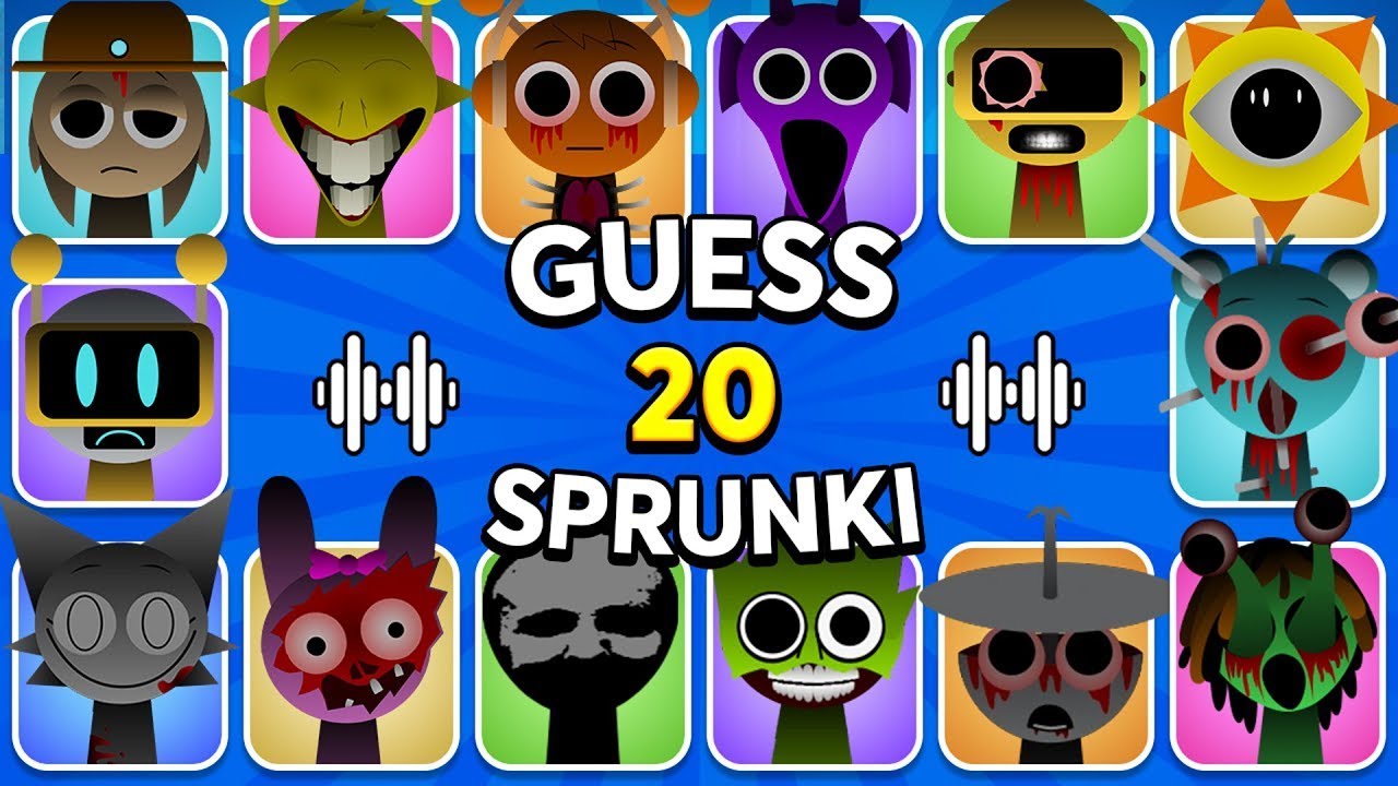 Guess The HORROR SPRUNKI Characters By Their VOICE? 🔊 Incredibox ...