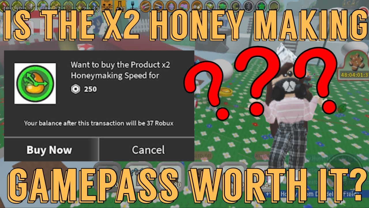 Getting x2 honey-making speed game pass - Is it worth it? Experiment ...