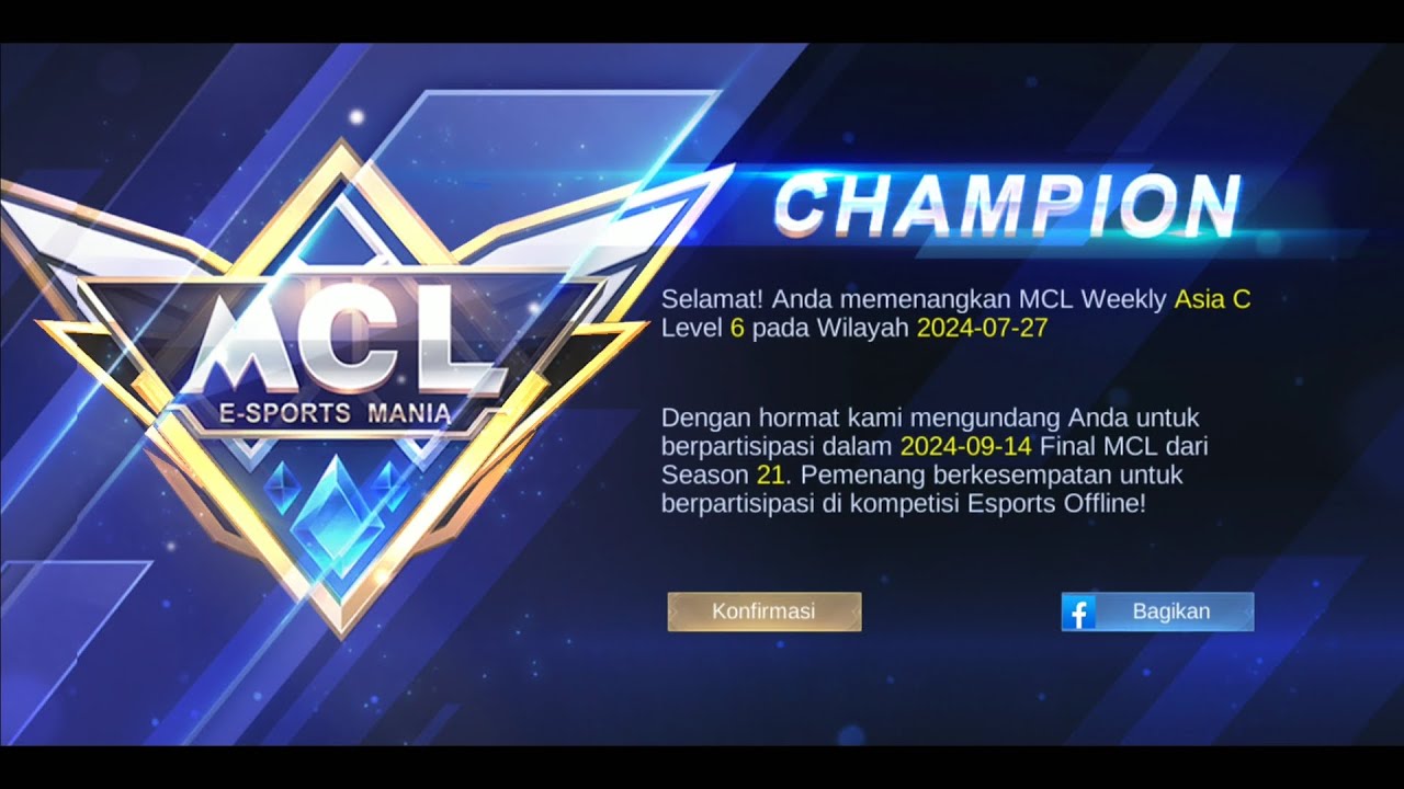 piala MCL ke-2 solo MCL - YouTube