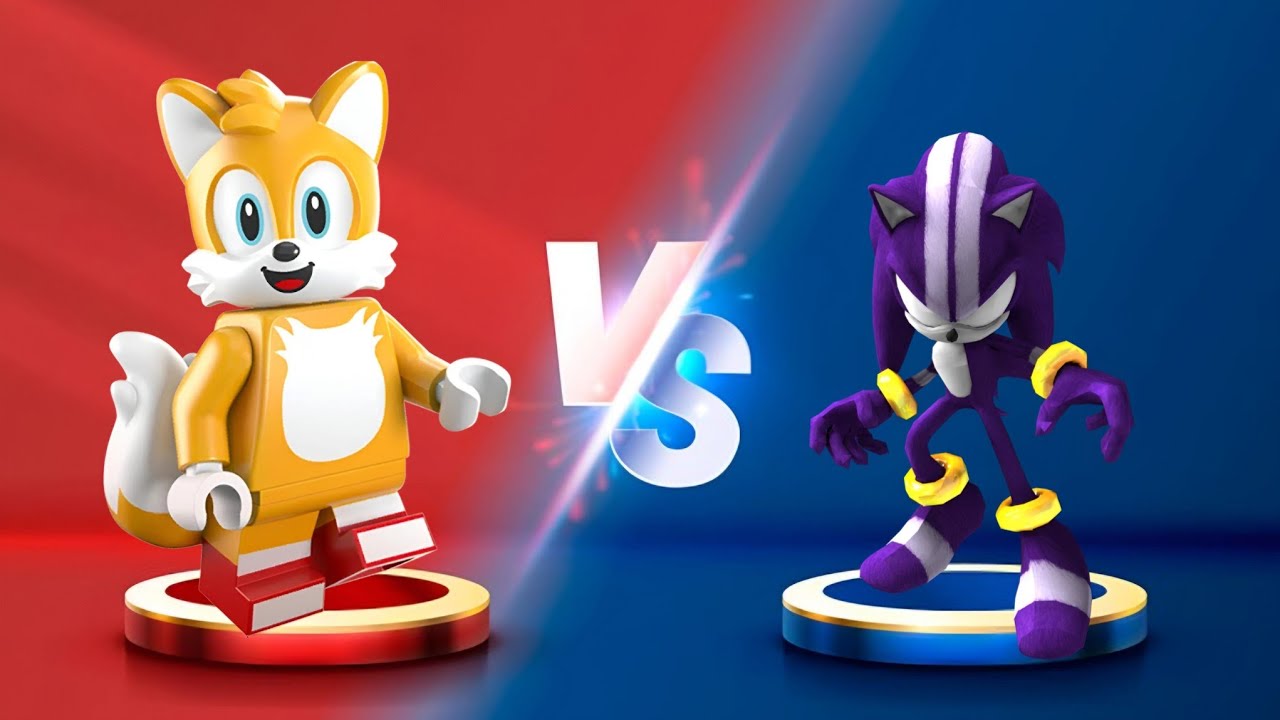 Sonic Dash - LEGO Tails VS Darkspine - Movie Sonic vs All Bosses Zazz ...