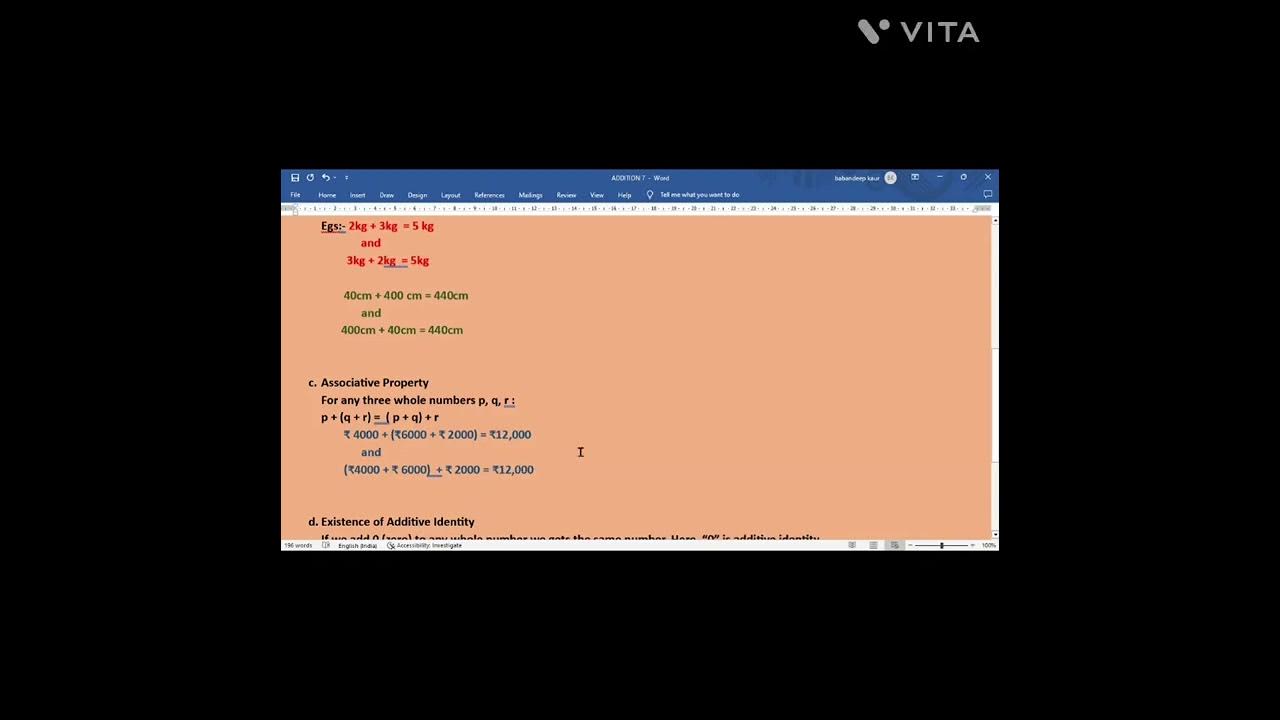 Class VI chapter 1 part 7 - YouTube