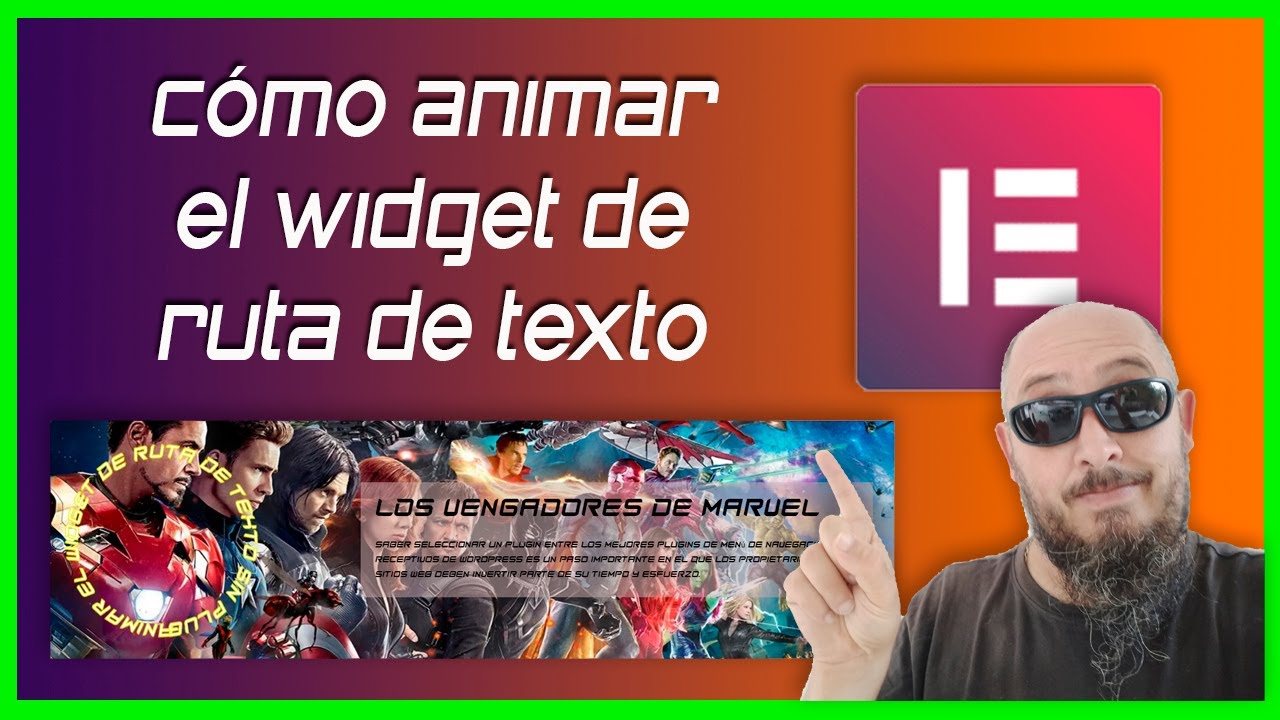 Cómo animar el widget de ruta de texto en Elementor - YouTube