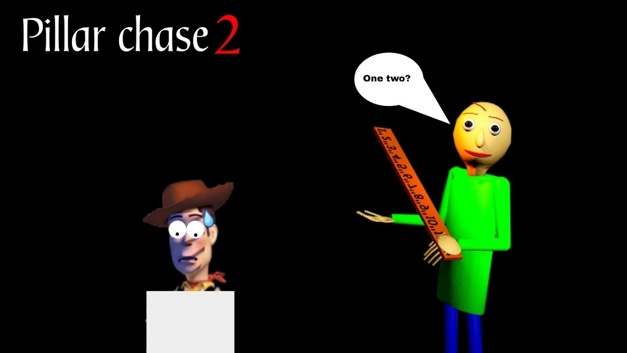 roblox pillar chase 2: baldi survives!, gameplay - YouTube