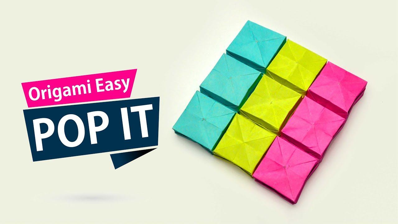 DIY Origami Pop It Tutorial - YouTube