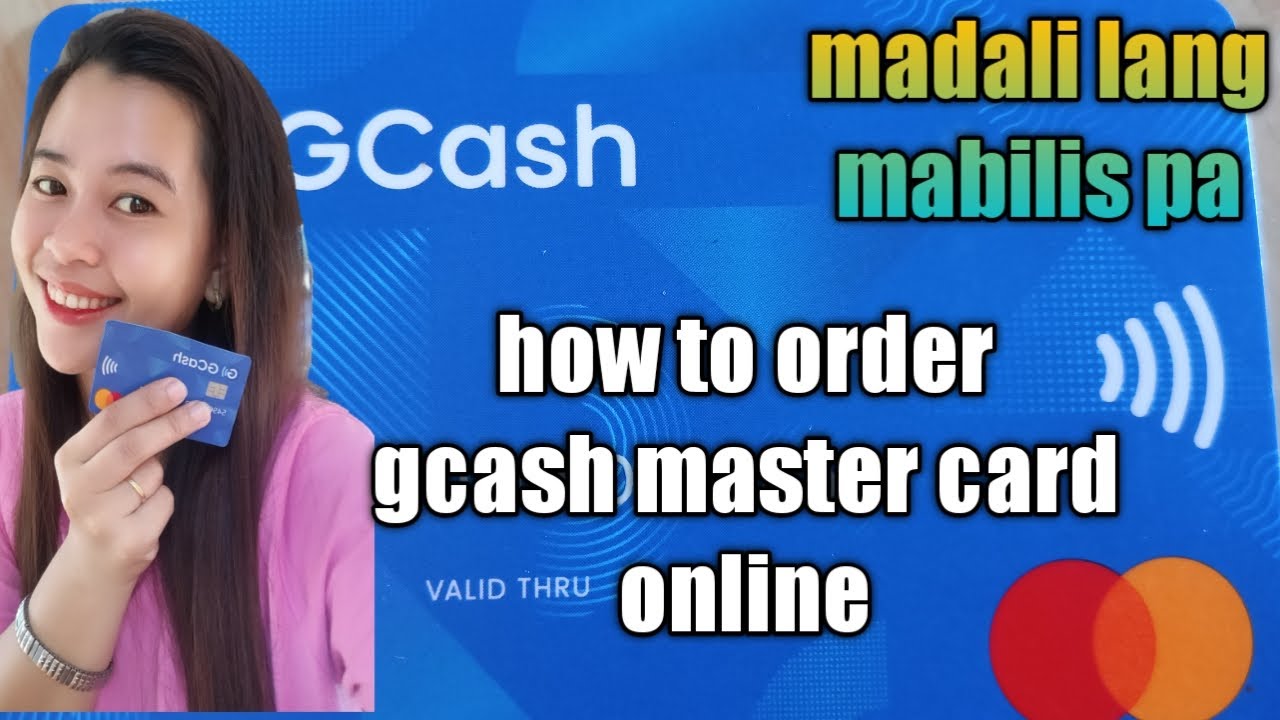 How to order gcash master card using gcash account online/subrang Dali ...