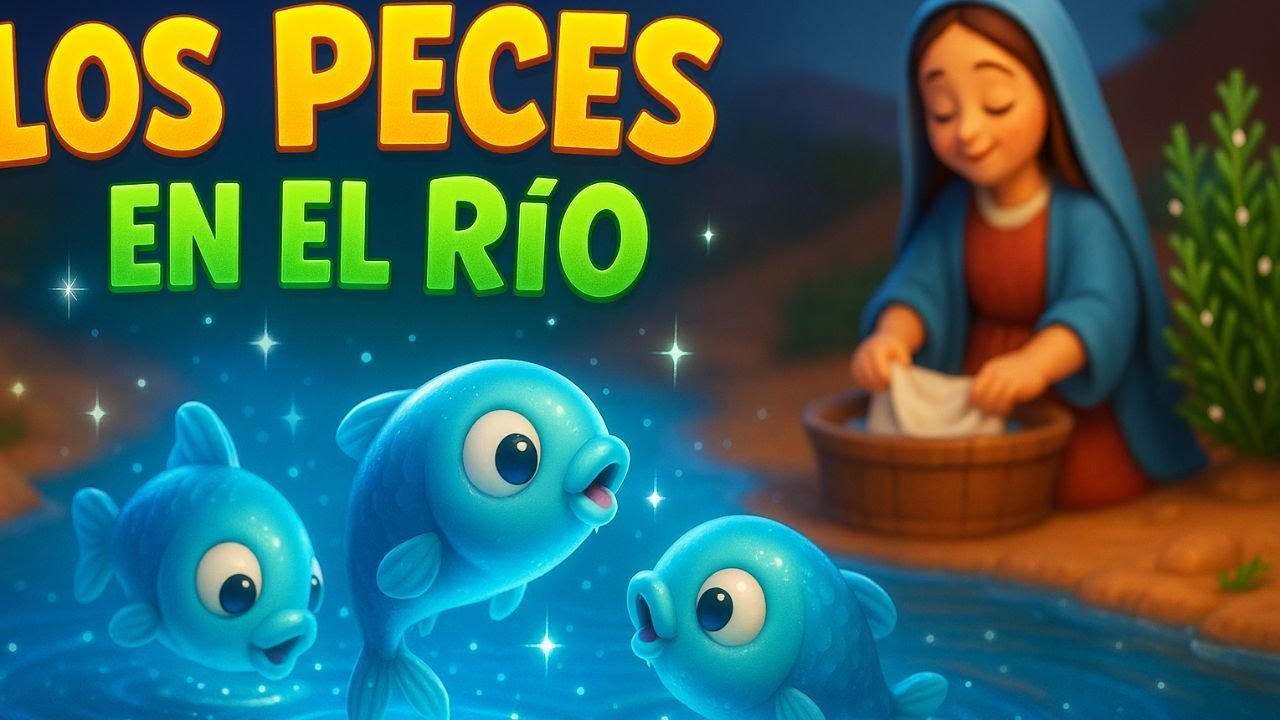 LOS PECES EN EL RÍO – villancico clásico para niños | Navidad alegre y ...