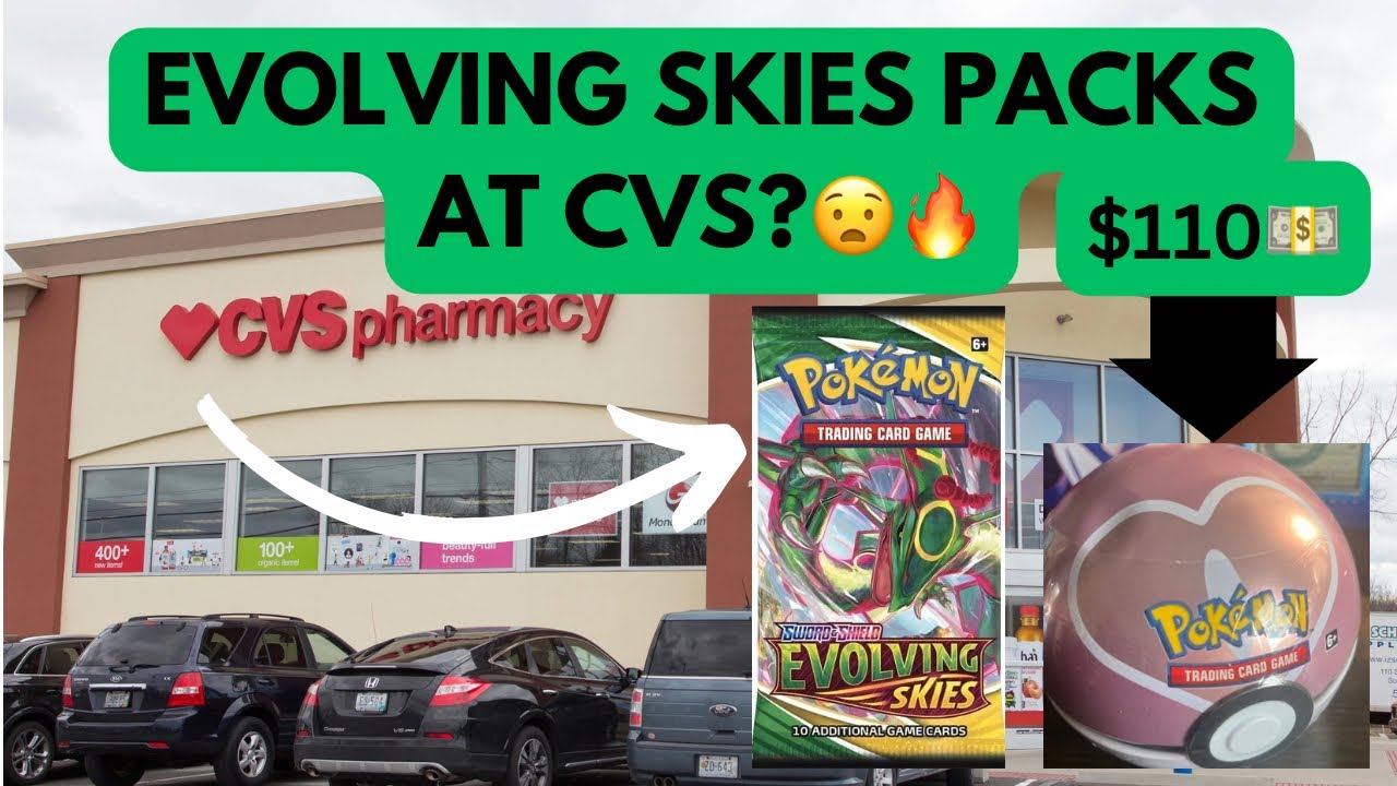 I Found Evolving Skies Pokemon Packs At CVS in 2025! And You Can too…🔥💯 ...