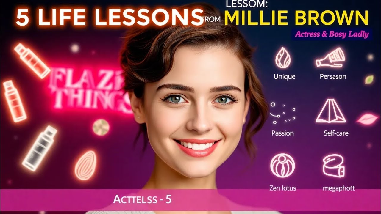 5 Life Lessons from Millie Bobby Brown – Actress and Boss Lady - YouTube