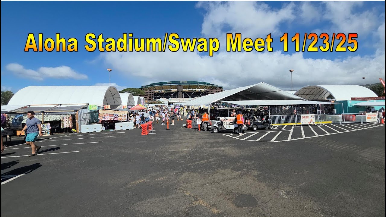 Aloha Stadium Swap Meet / Flea Market 11/23/25 in Aiea, Oahu, Hawaii ...