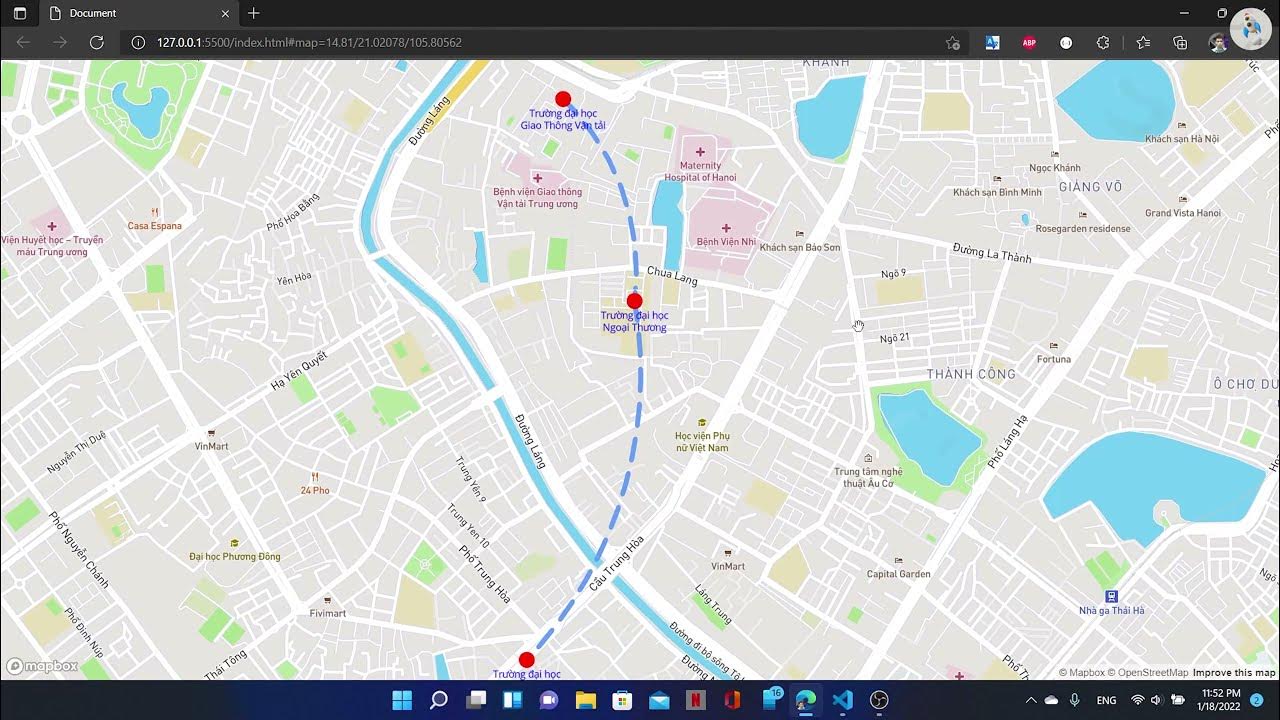 Custom line arc - turf.js - Mapbox - YouTube