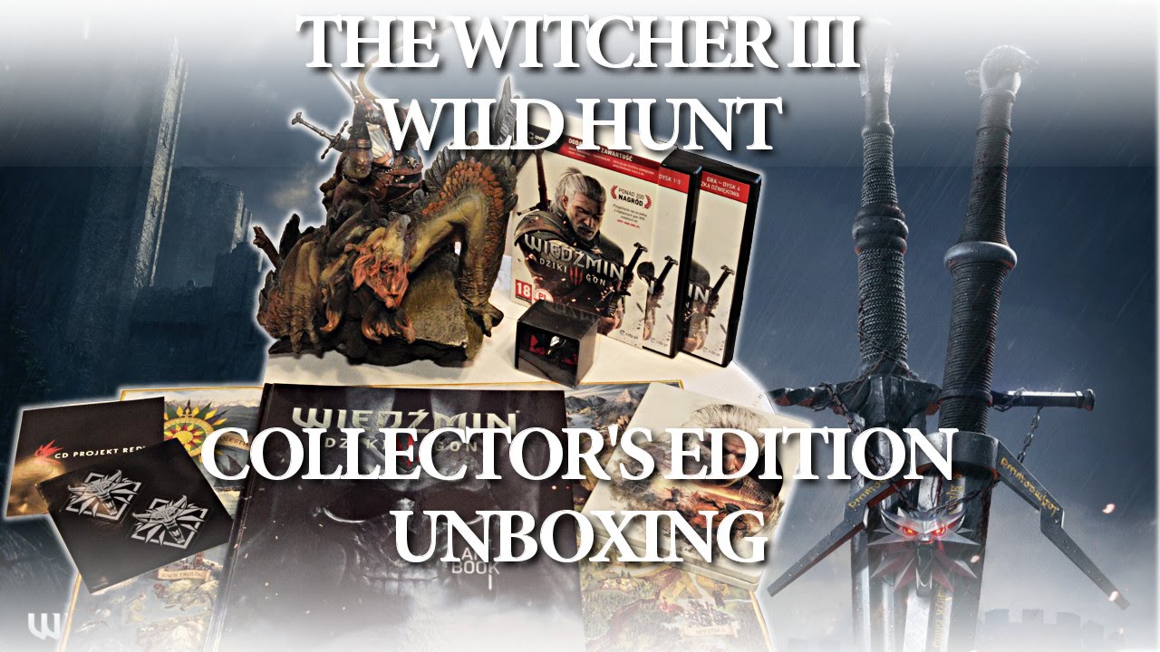 Unboxing: Witcher III Wild Hunt PC Collector's Edition - YouTube