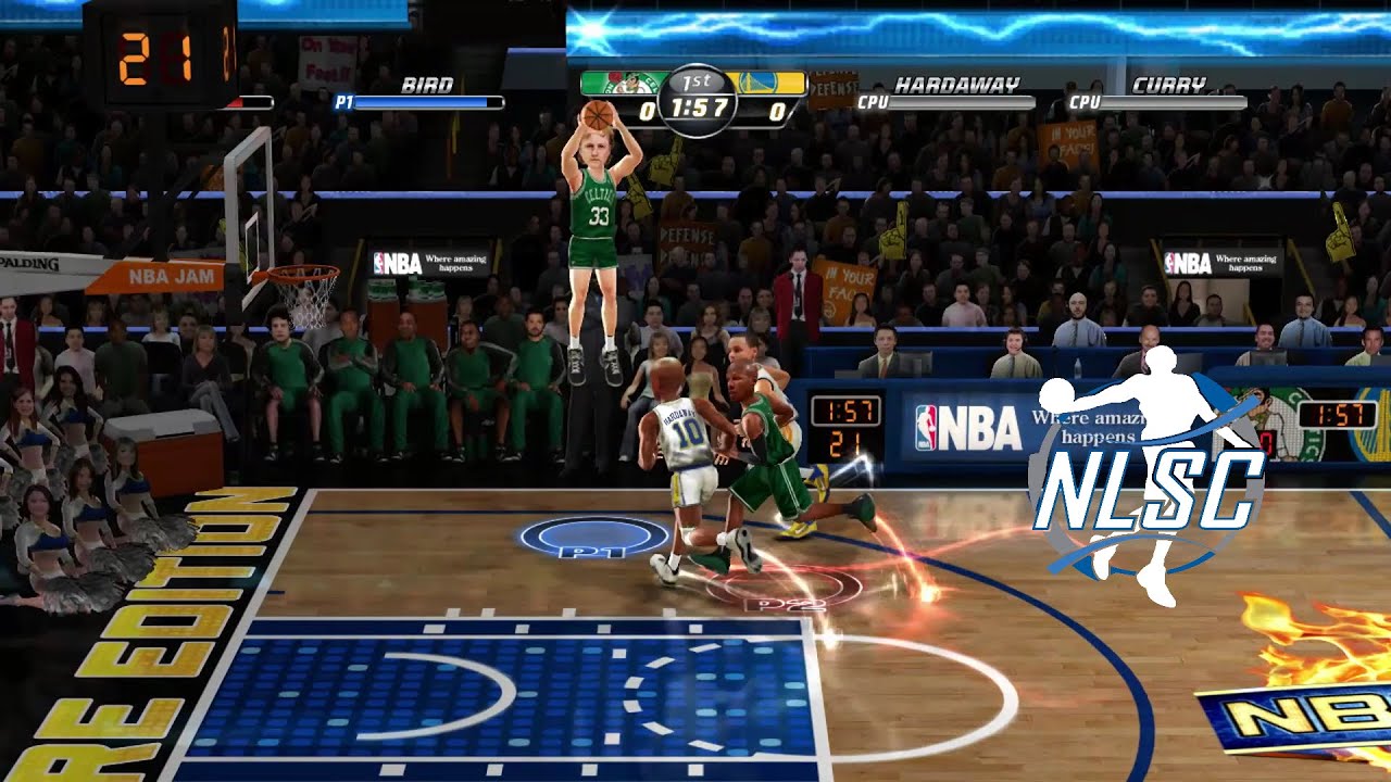 NBA Jam: On Fire Edition Highlights - Celtics vs Warriors - NLSC Team ...