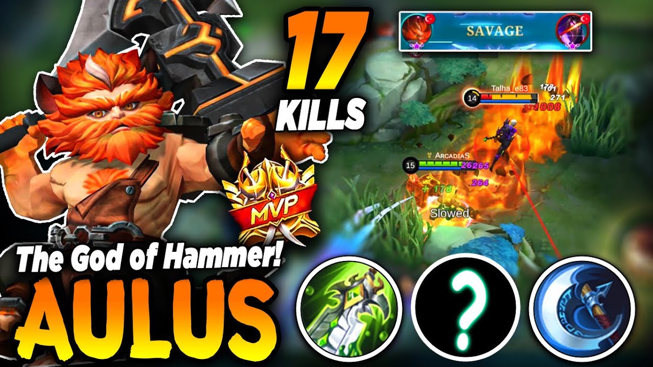 SAVAGE BUILD!! BROKEN FIGHTER AULUS!🔥 Aulus Best Build and Emblem in ...