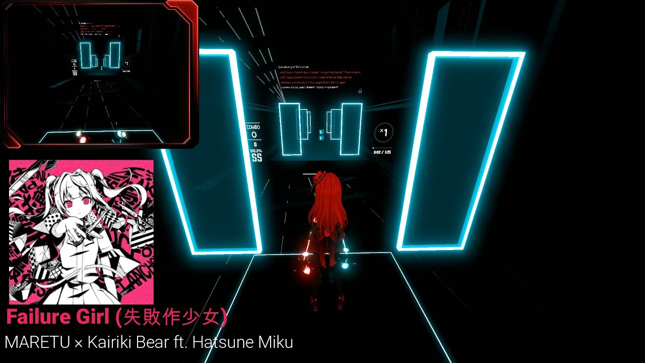 [4K] 【BeatSaber】Failure Girl (失敗作少女)-MARETU × Kairiki Bear ft. Hatsune ...