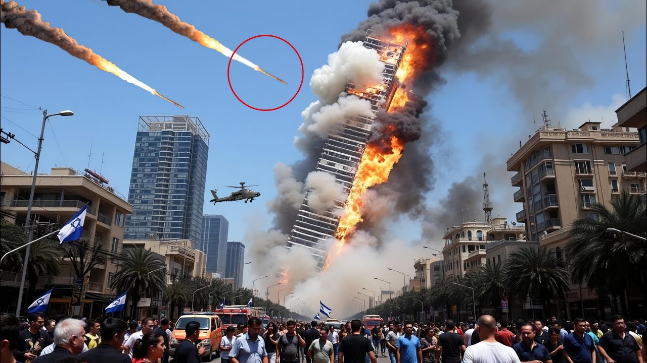 HUGE EXPLOSION IN ISRAEL! Iranian Missile With Cluster Bomb Warhead ...
