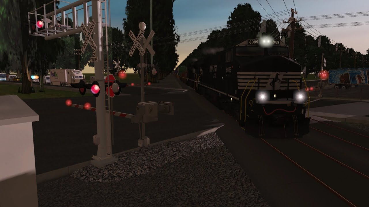 Trainz Railfanning Pt 208: 12th & Vultee St Railroad Crossing ...