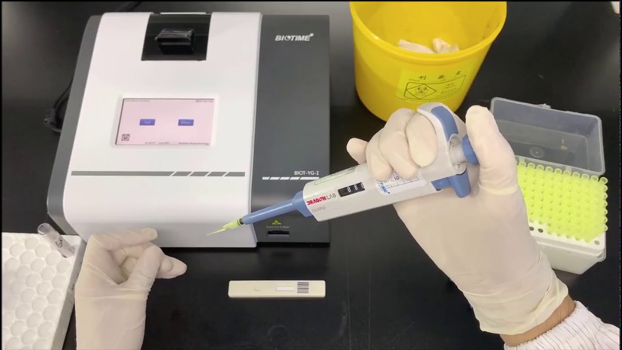 FSH/LH/PRL test operation process #BIOTIME# - YouTube