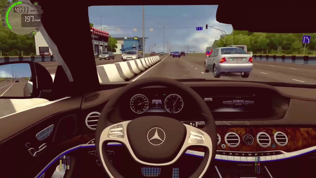 City Car Driving Game - Mercedes-Benz S600 Maybach | Fast Driving 3D ...
