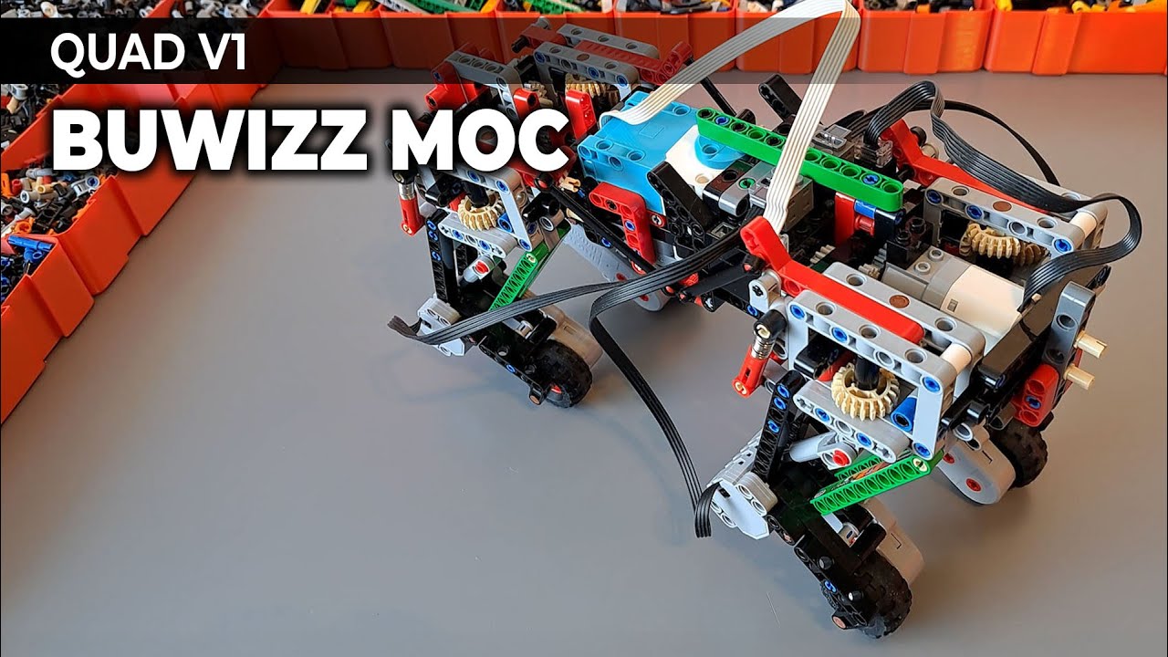 Four-Legged Robot made of LEGO® bricks - YouTube