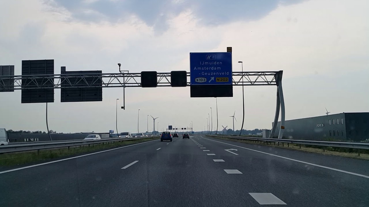 dashcam-beelden-zaandam-amsterdam-hoofddorp-via-a7-a8-a10-a5-a4-n201