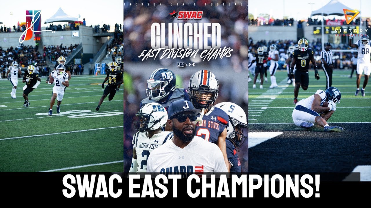 Jackson State WINS the SWAC East TITLE! - SWAC Championship bound ...