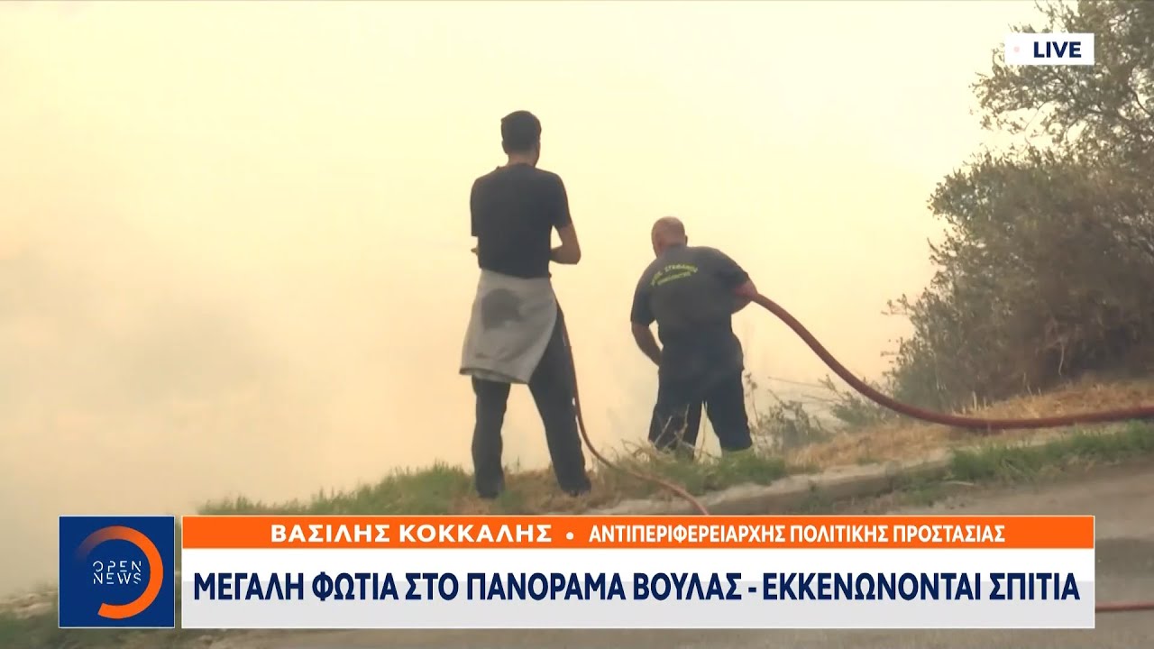 Ο Βασίλης Κόκκαλης, Aντιπ. Πολιτικής Προστασίας για τη φωτιά: Αυτή τη ...