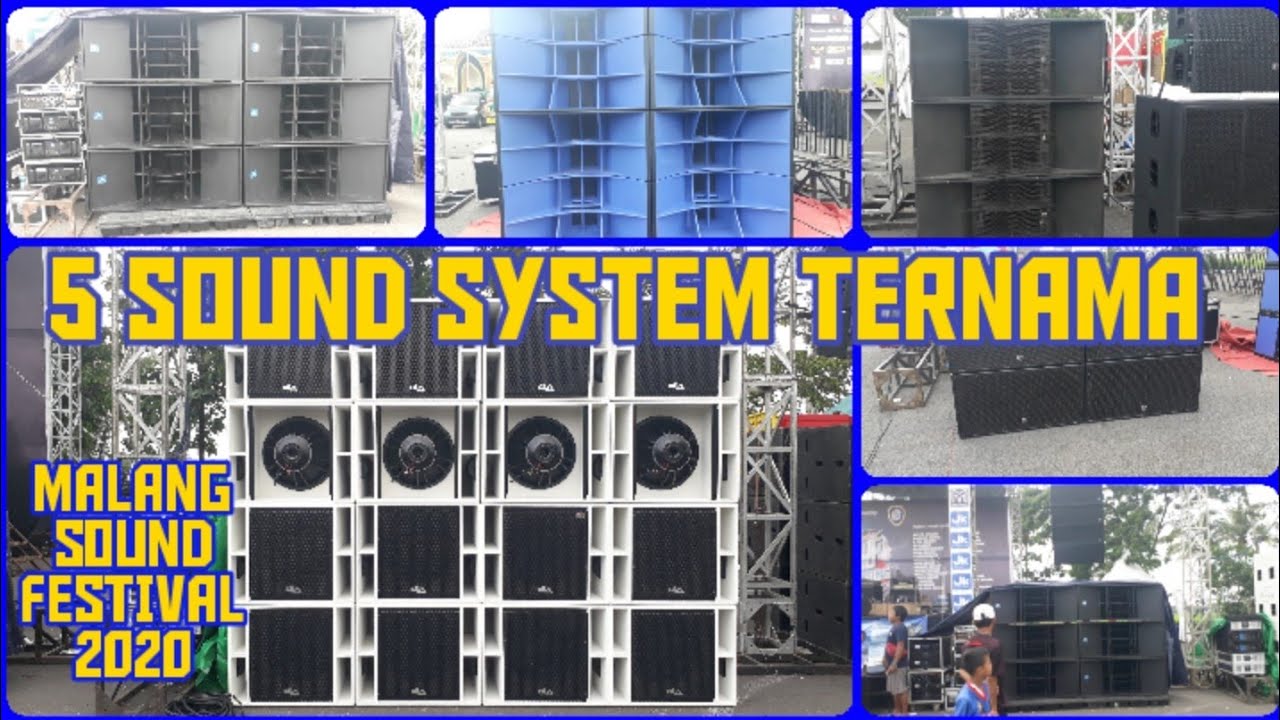 5 SOUND SYSTEM TERNAMA SPONSOR MALANG SOUND FESTIVAL 2020 di Stadion ...