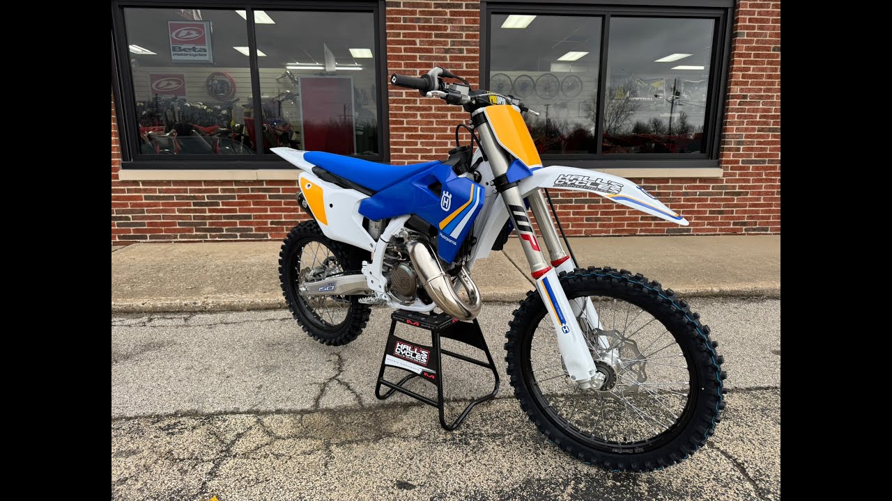 2025 Husqvarna TC150 Heritage - YouTube