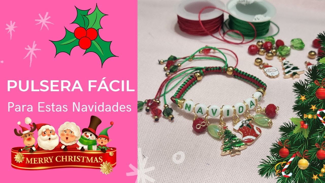 PULSERA PARA 🎁 NAVIDAD 🎄🎅 - YouTube