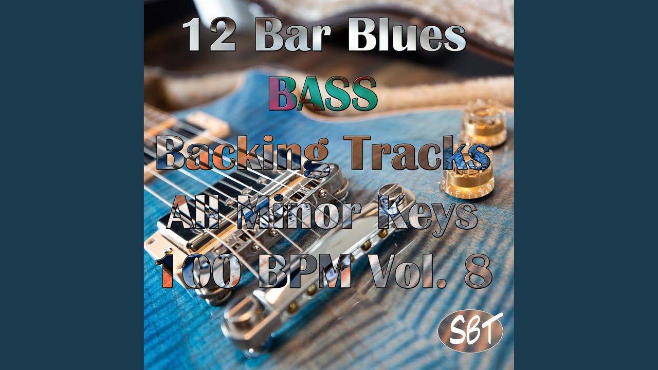 12 Bar Blues Bass Guitar Backing Track in C Minor 100 BPM, Vol. 8 - YouTube