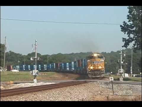 UP SD70ACe #8545 leads NS #I2G at Wellborn, Alabama - 7/2/11 - YouTube