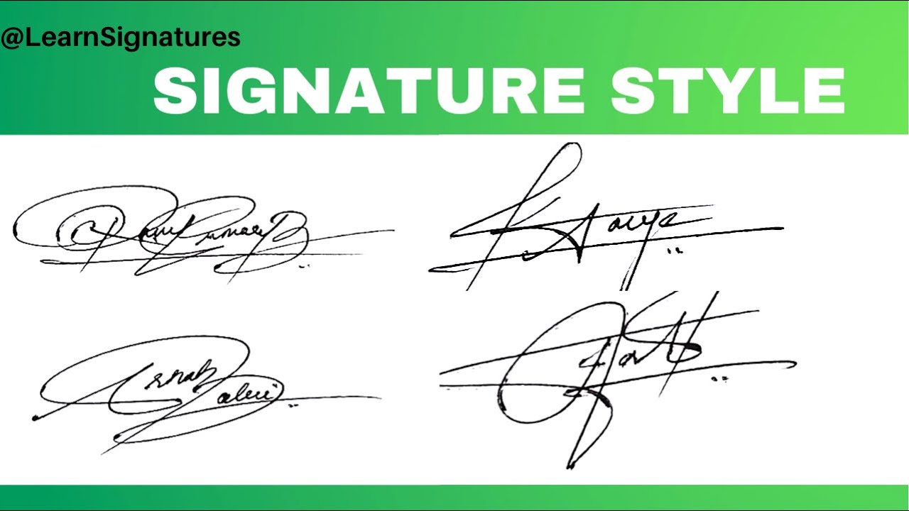 How to make Professional style design Signatures Autograph | Name ...