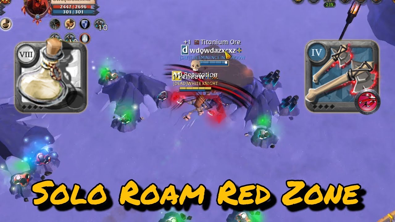 Albion online PVP - Solo Roam Red Zone Bear Paws POV Gameplay - YouTube