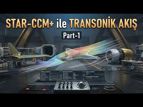 Star-CCM+ ile Transonic Akış Analizi | Bölüm 1: Geometri Ayarları