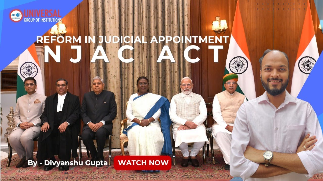 NJAC Act & Judicial Appointments Explained | UPSC | KAS - YouTube