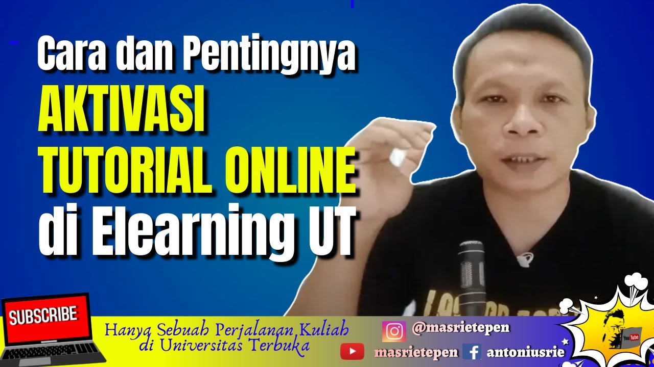 Cara Aktivasi Tuton UT Mahasiswa Baru dan Mahasiswa Lama - YouTube