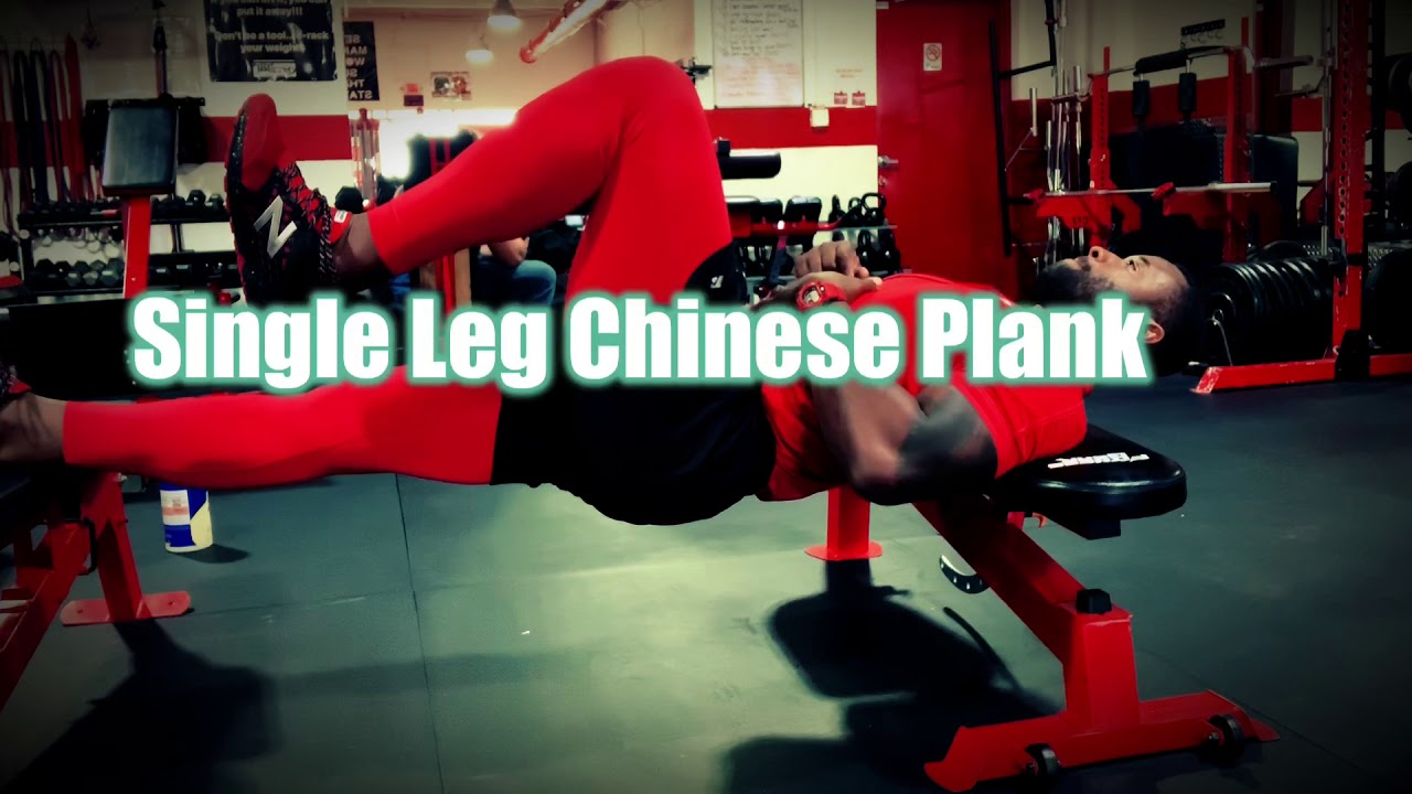 Single Leg Chinese Plank - YouTube
