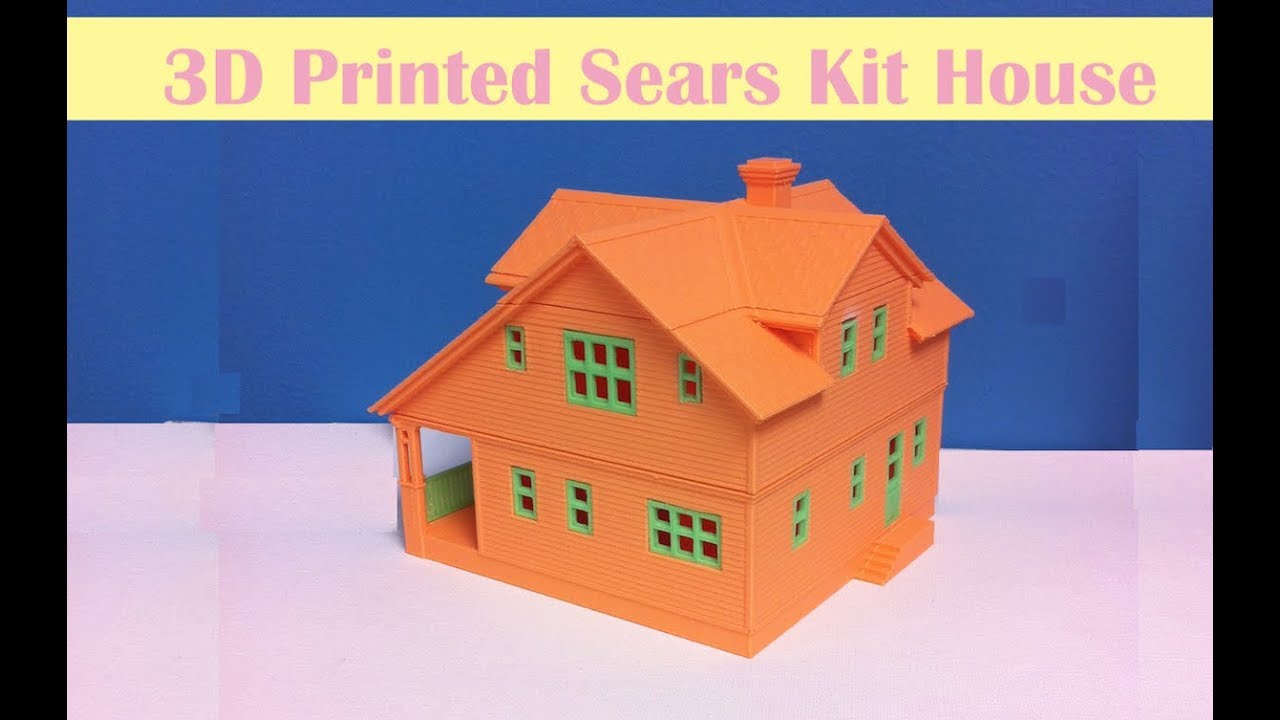 3D Printed Mini Sears Kit Home Westly Part 2 - YouTube