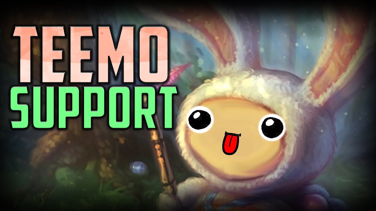 TEEMO SUPPORT [REWORK sorta..] - League Of Legends Full Game Commentary ...
