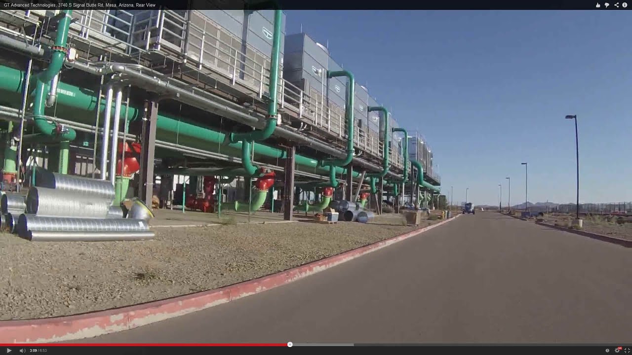 GT Advanced Technologies, 3740 S Signal Butte Rd, Mesa, Arizona, Rear ...