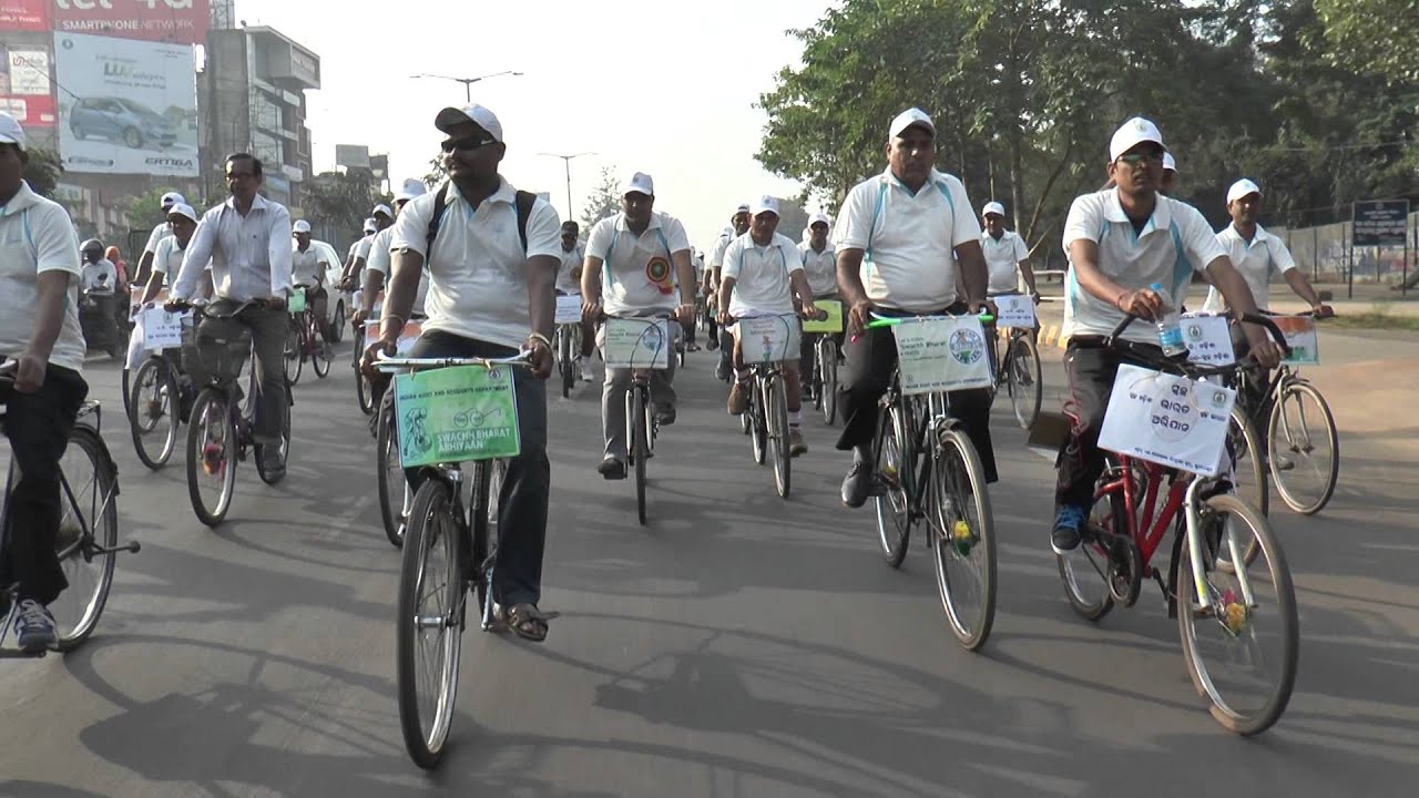 Clean India: Clean Odisha Awareness : Bi-cycle Rally by AG's Office ...
