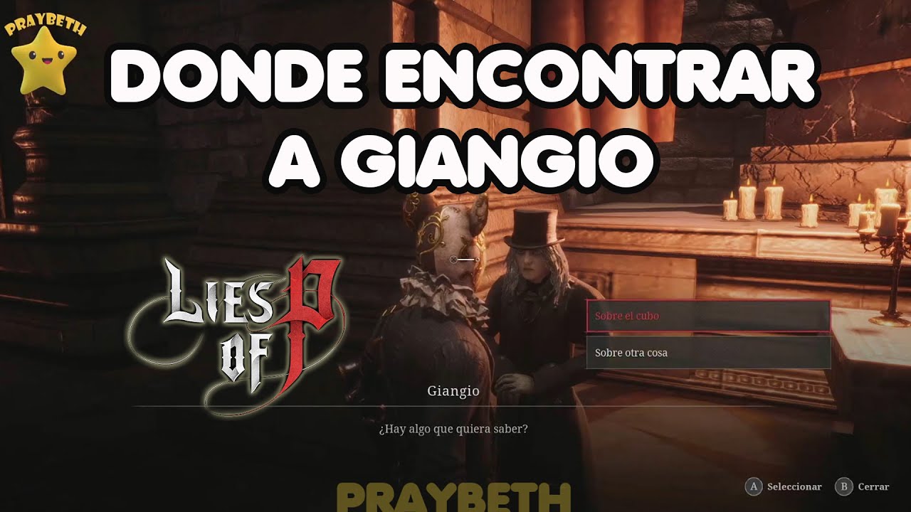 Lies Of P | Donde Encontrar a Giangio Localización #liesofp - YouTube
