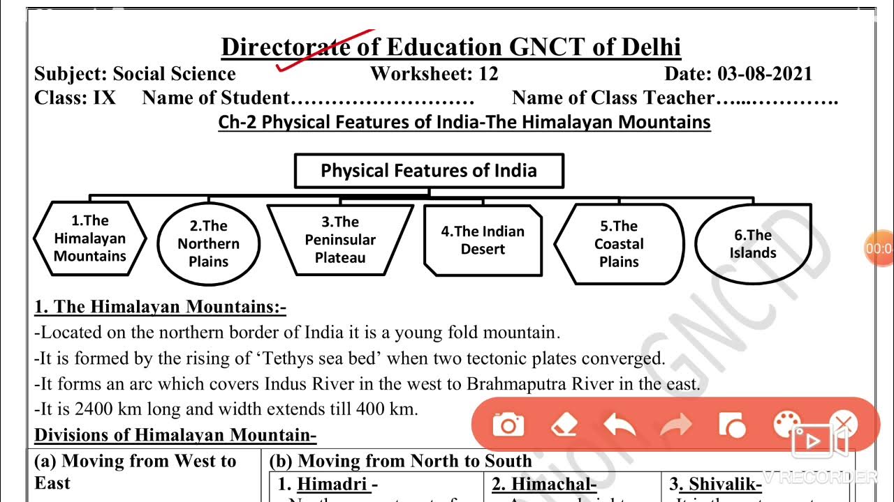Social Science Worksheet 12 Class 9 (3/8/21)English Medium/Worksheet 12 ...