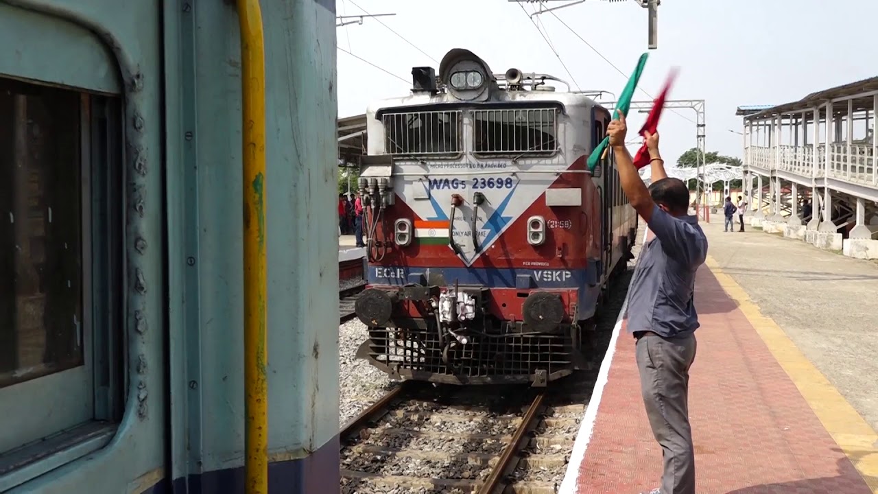 Power Reversal of Train Carrying Passengers - YouTube