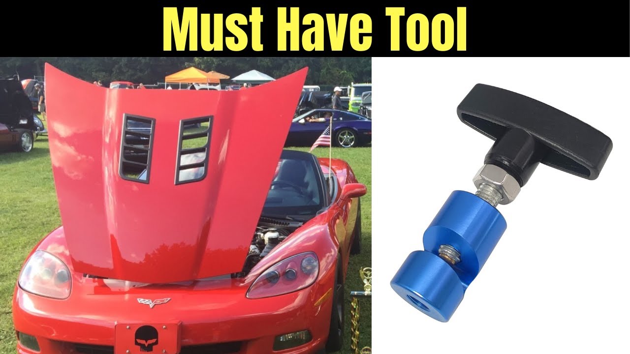 MUST HAVE TOOL FOR CORVETTE & ANY CAR - Hood Strut Stop - YouTube