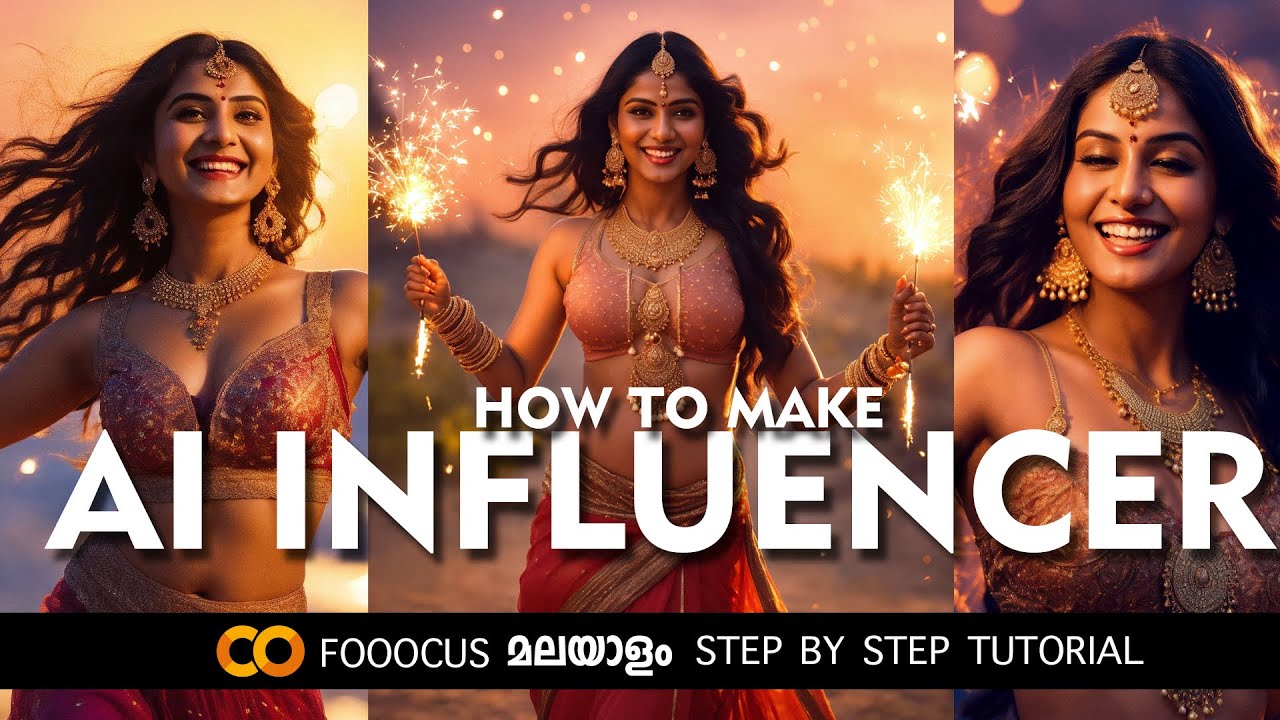 AI INFLUENCER TUTORIAL IN MALAYALAM | FOOOCUS - YouTube